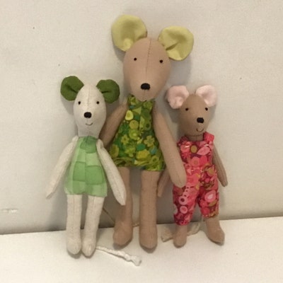 Mini Mouse 16 Cm Soft Toy Sewing Pattern and Tutorial - Etsy
