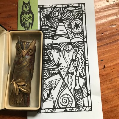 Magic Manny Mushroom, Altar Totem, Tiny Garden Art, Unique Spirit Guide ...