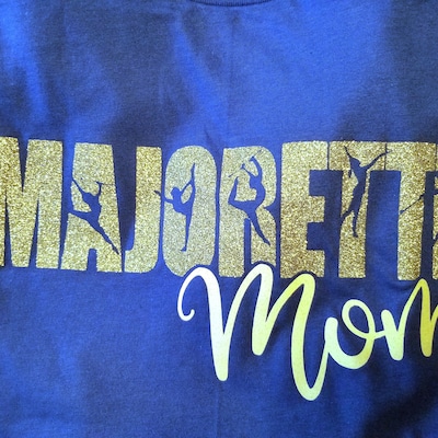 Glitter Majorette Mom Tshirt Top Majorette Shirts Majorette Bling Bella ...