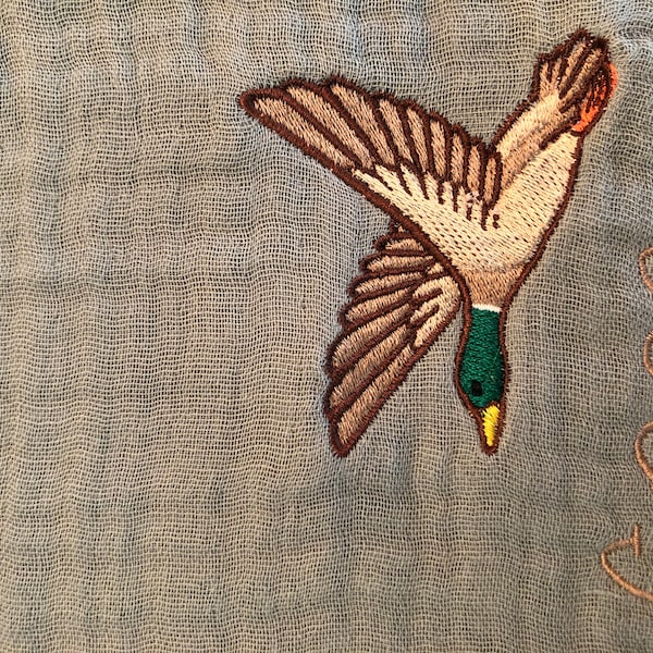 Flying Duck Embroidery Design File for Hats, Embroidery Designs Trendy ...