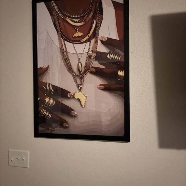 Black Art, Black Man Art, Black Man Wall Art, Black Wall Art, Black ...