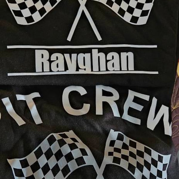 Pit Crew Shirt, Family Matching Shirt and Bodysuit, Race Car Tee ...