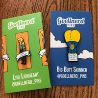 Simpsons Lisa Lionheart Enamel Pin Soft Enamel Lisa Simpson Gifts 90s ...