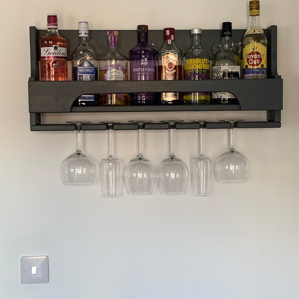 Floating Home Bar, Drinks Shelf, Gin Rack, Cocktail Display Cabinet ...