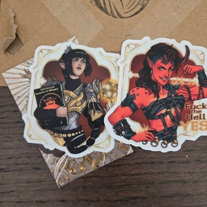 Karlach Clear Sticker Baldur's Gate 3 - Etsy