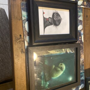 Spooky Bog Creature Creepy Cute Dark Art Fantasy Illustration Horror ...