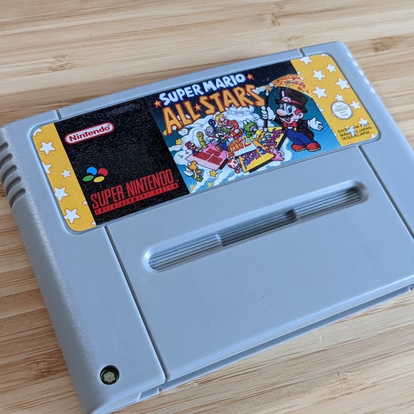 NES Label: Super Mario Bros. - Etsy