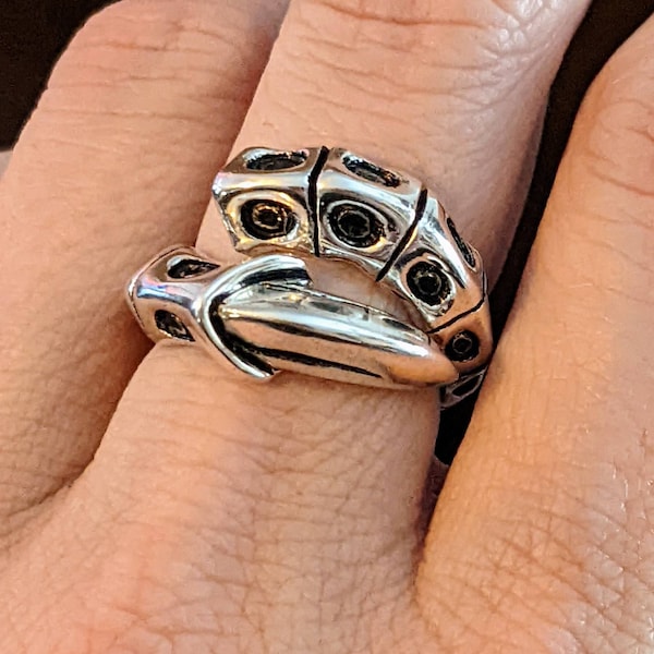 Gun Ring - 14K Two Tone Gold Men's Revolver Ring - Handmade 14K Gold ...