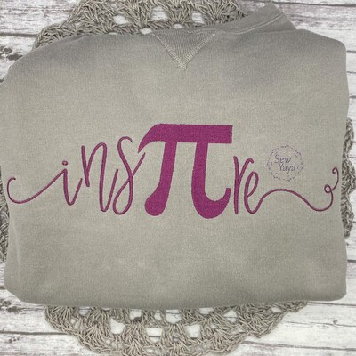 Pi Symbol Embroidery Design. Pi Mini. Machine Embroidery Design. Pi ...