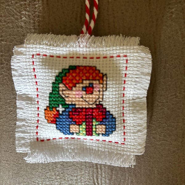 Handmade Finished Cross Stitched Mini Pillows -- Trio of Fall Pillows ...