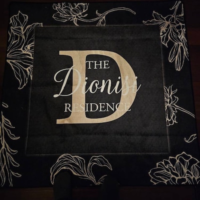 Family Name Entry Rug Personalized Entryway Rug Entrance Rug for Inside ...
