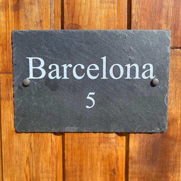 House Sign | Slate House Plaque | Slate Name Plates | House Name Plates ...