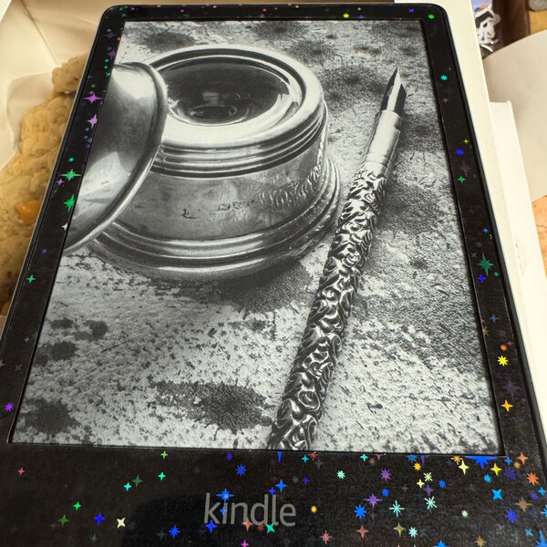 Holographic Stars E-reader Skin, Removable Kindle Paperwhite, Adhesive ...