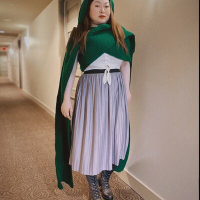 Fantasy Hooded Shawl: Cosplay Shawl/wrap PDF CROCHET PATTERN - Etsy