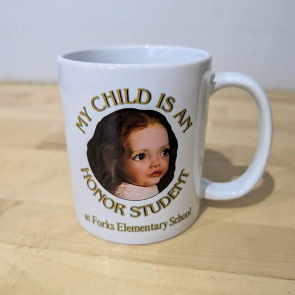 Twilight Renesmee Doll Bumper Sticker, Funny Honor Roll Student Sticker ...