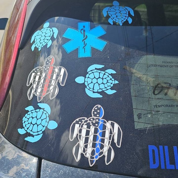 EMT Decal, Star of Life Decal, Emergency Services Decal, EMT Car Decal ...