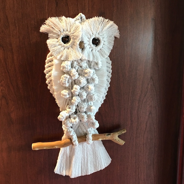 Macrame Wall Hanging Pattern, Set of 3 Easy Owl Tutorials, DIY Cute ...