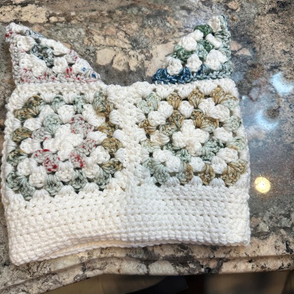 Granny Square PATTERN and Granny Square Hat With Cat Ears PATTERN - Etsy