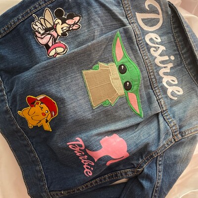 Kids Custom Clothing Custom Jean Jackets Personalized Clothing ...