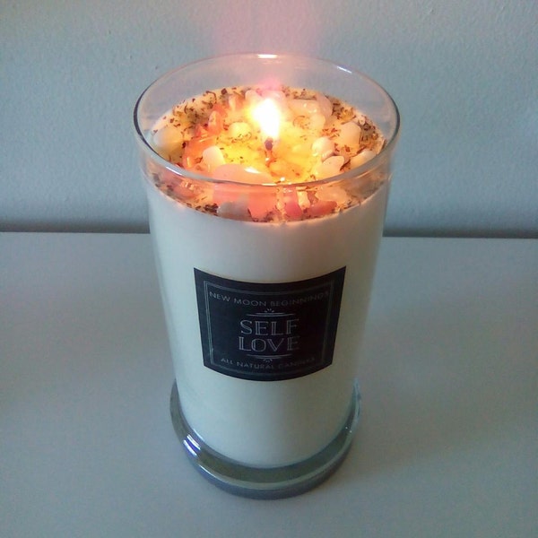 Self Love Candle - Negative Energy Cleansing - Soy Aromatherapy Candle ...