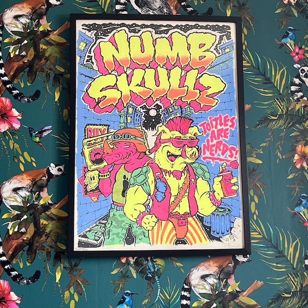 Fantastic & Astounding Gold Leaf, One of a Kind, Screenprint, Hand Made ...