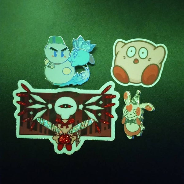 King Dedede Kirby Clobber Holographic Keychain - Etsy