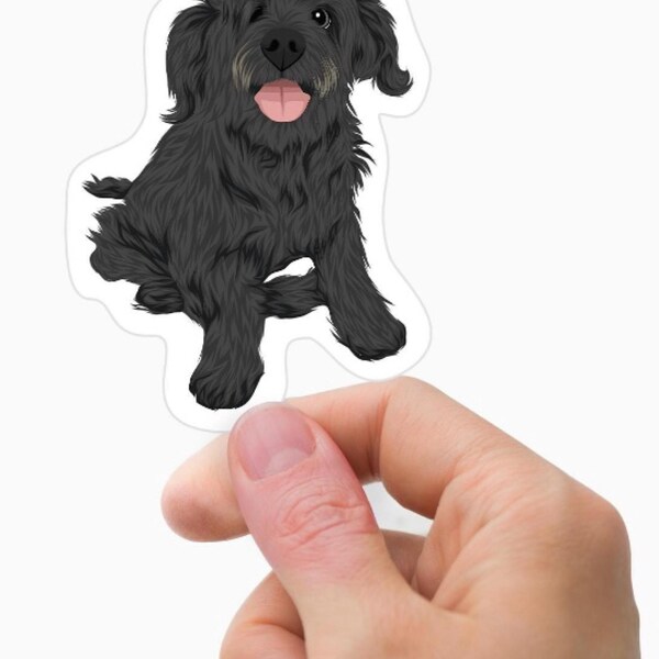 Personalized Dog Stickers Hand Drawn Custom Pet Sticker, Custom Dog ...