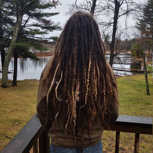 Dark Sprite Half Set of Wool Dreadlocks | Etsy