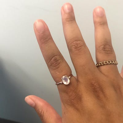 Rainbow Gemstone Eternity Band, Multi Gemstone Ring, 14k Gold Rainbow ...