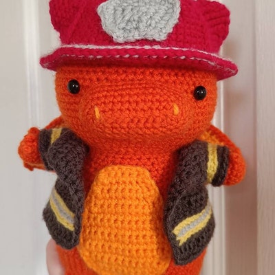 Dragon Firefighter and Knight 2in1 PDF Crochet Amigurumi Pattern Cute ...