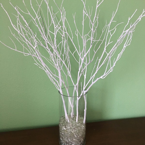 Tree Branches Home Decor Vase Filler 28'' Set of 6 Teal /white /black ...