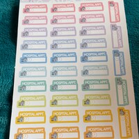 Vitamins Planner Sticker Pastel Colours to Do Planner Stickers Labels ...