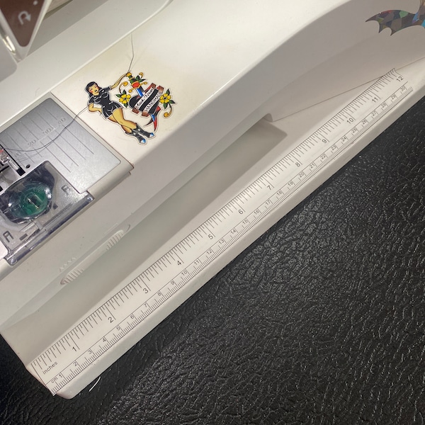 10 Pcs 36" X 1" Table Sticky Measuring Adhesive Tape Ruler Read in Inch ...