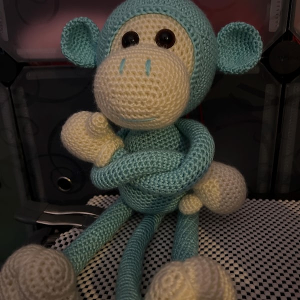 Mike the Monkey - Amigurumi Crochet Pdf Pattern (EN, DK & NL) - Etsy