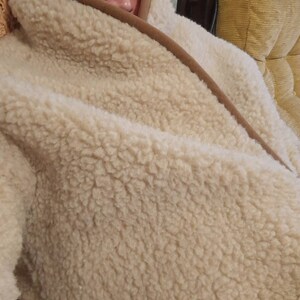 Wool Robe/ Unisex Soft Merino Wool Robe / Merino Wool Morning Dress ...