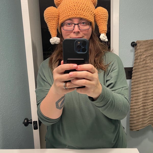 Cooked Turkey Hat Crochet Pattern - Etsy