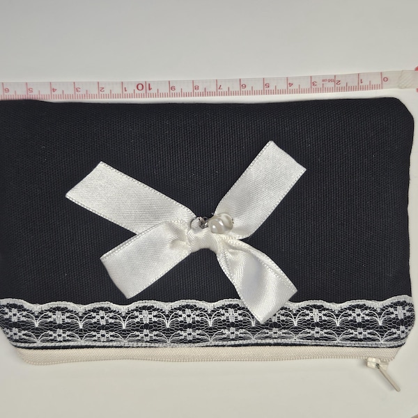 Black Lace Coin Purse, Gift for Her, Coquette Coin Purse, Cute Coin ...