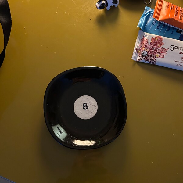 Billiard Ball Deep Plate, Handmade Stoneware Ceramic, Tableware - Etsy