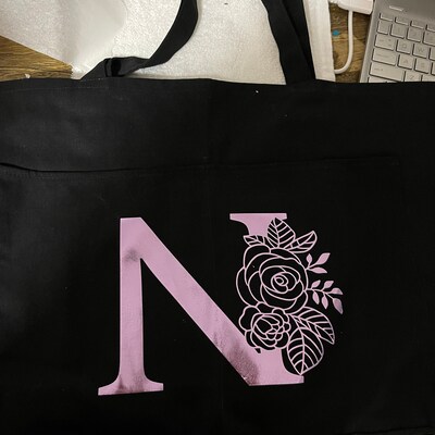 Rose Alphabet Letter Svg, Floral Alphabet Svg Files for Silhouette ...