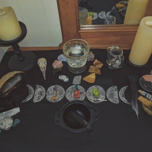 Phases of the Moon Altar Cloth - Etsy