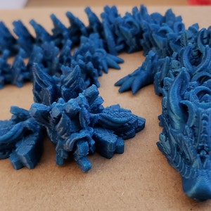 18 Phoenix Fire Pyro Dragon Articulating Flexi by Cinderwing, Fidget ...