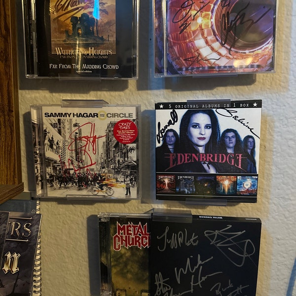 Cdmount™ Invisible Wall Mount & Shelf Stand: CD, License Plate, 8 Track ...