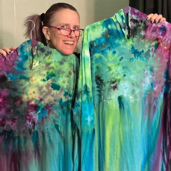 Tie Dye “spicy Plum” Tye Dye Shirt - Etsy