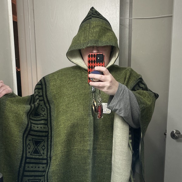 100% Wool Poncho Style Mapuche Made in Ecuador by Milmarte - Etsy