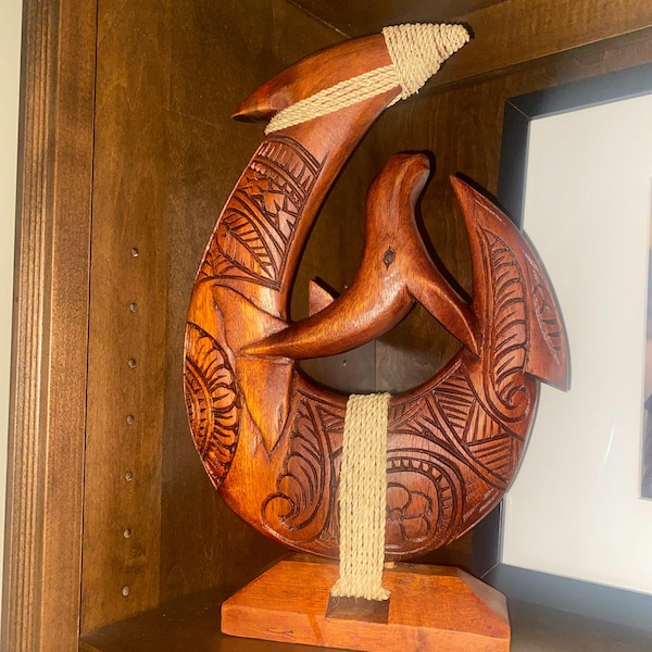 Tiki Totem Pendant Adjustable Polynesian Necklace- Hawaiian Surfer ...