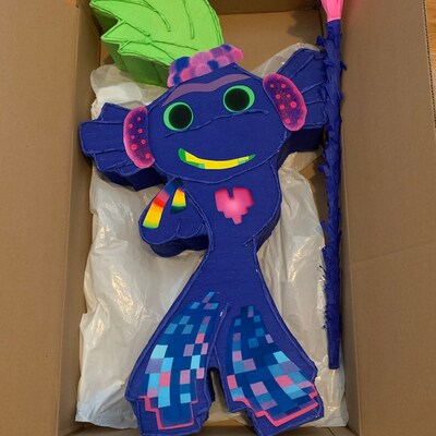 Trolls Pinata Trolls Party Themed Trolls Birthday Party - Etsy