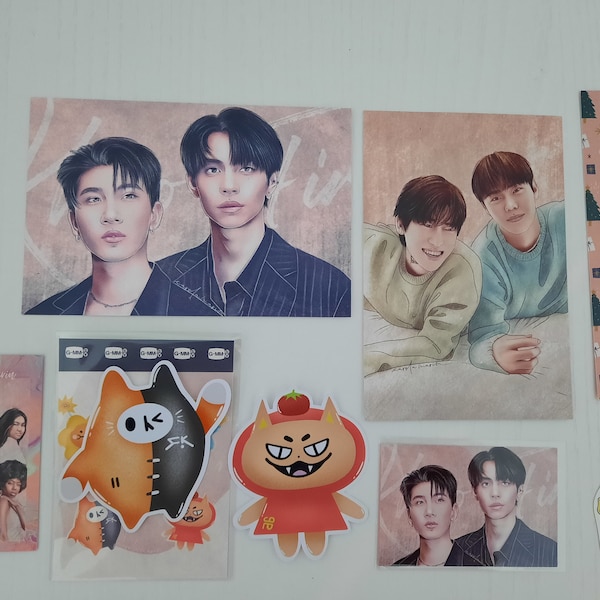 Thai BL Stickers / GMMTV Earth Mix, Joong Dunk, Jimmy Sea, First ...