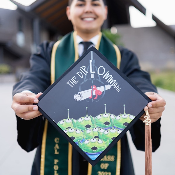 Grad Cap Topper the Diploma , Graduation Cap Decorations by Tassel ...