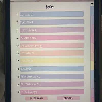 Digital Notebook, Goodnotes Template, Digital Journal Stickers ...