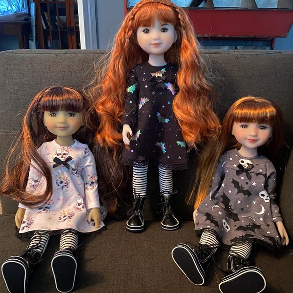 Ruby Red Doll Clothes, Corduroy Jumpsuit for Ruby Red Fashion Friends ...